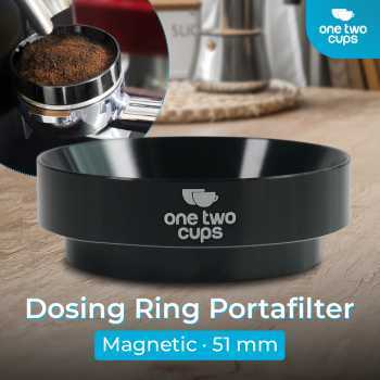 merek One Two Cups Dosing Ring Portafilter Espresso Magnetic Aluminium ...