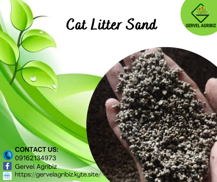 Cat liter sand, pumice sugar size sand for fur babies and green babies ...