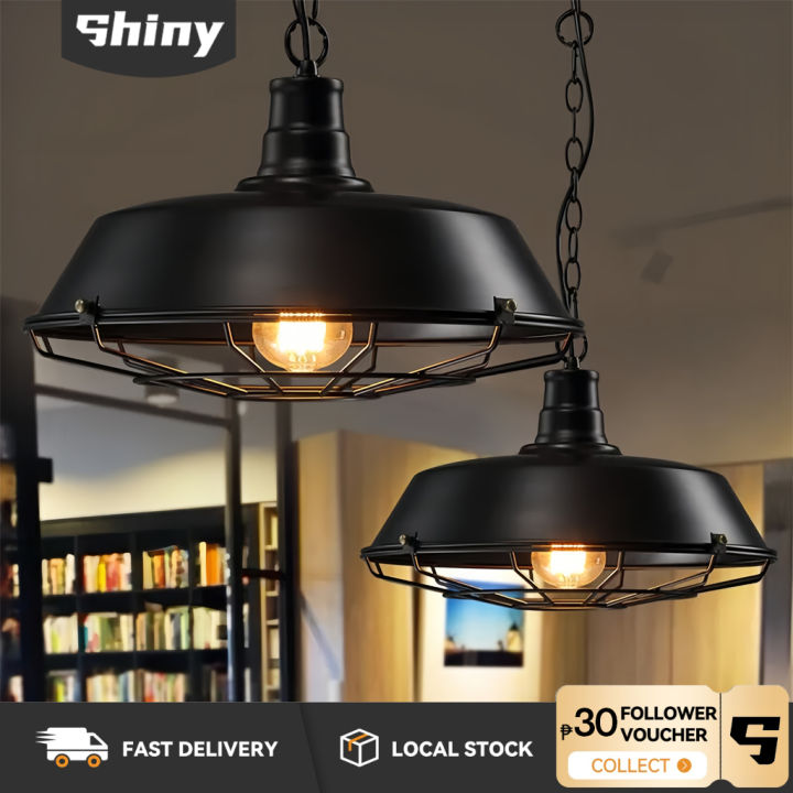 【Manila Stock】Pendant Light American retro pot chandelier for dining ...