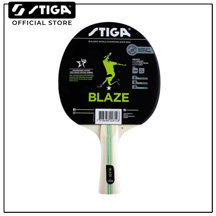 Stiga Blaze 1 Star Table Tennis Paddle Hobby Bat | Lazada PH