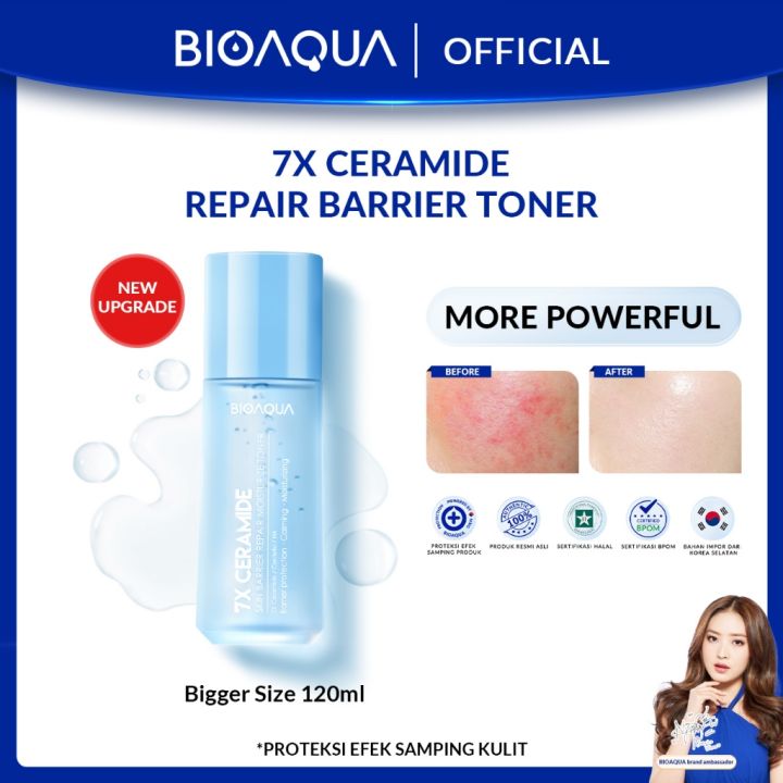 BIOAQUA 7X Ceramide Skin Barrier Repair Moisturize Toner 120ml | Lazada ...