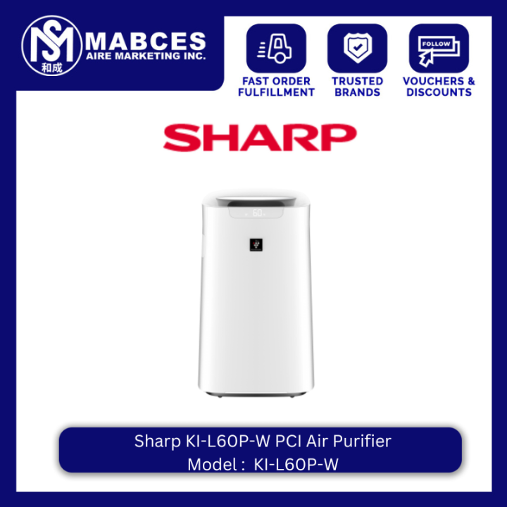 Sharp KI-L60P-W PCI Air Purifier | Lazada PH