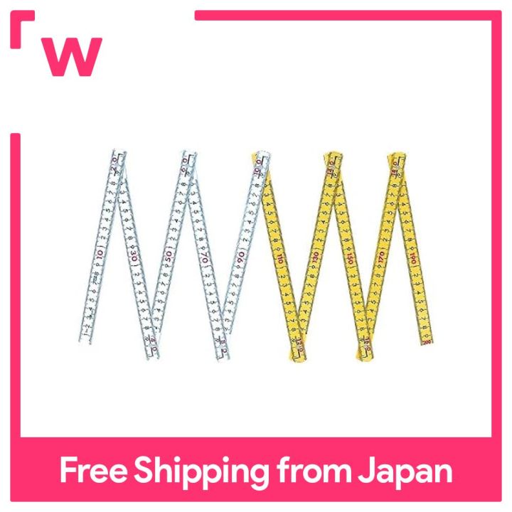Shinwa measurement (Shinwa Sokutei) Fiber folding scale 10 fold cm ...