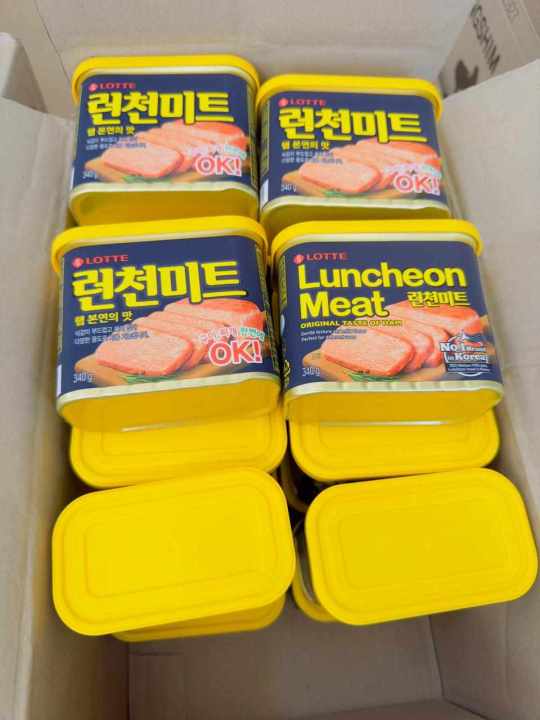 LOTTE OK KOREAN LUNCHEON MEAT (12 PCS) (AUTHENTIC & 2027 Expiry ...