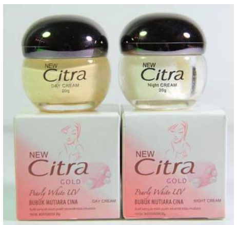 CREAM CITRA GOLD PEARLY WHITE UV- Individual cream/ 1 set (Day and ...