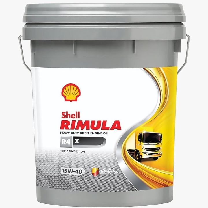 Shell 15W-40 Rimula R4X 15W-40 /18Ltrs.API: CI-4 น้ำมันเครื่องเชลล์ ริม ...