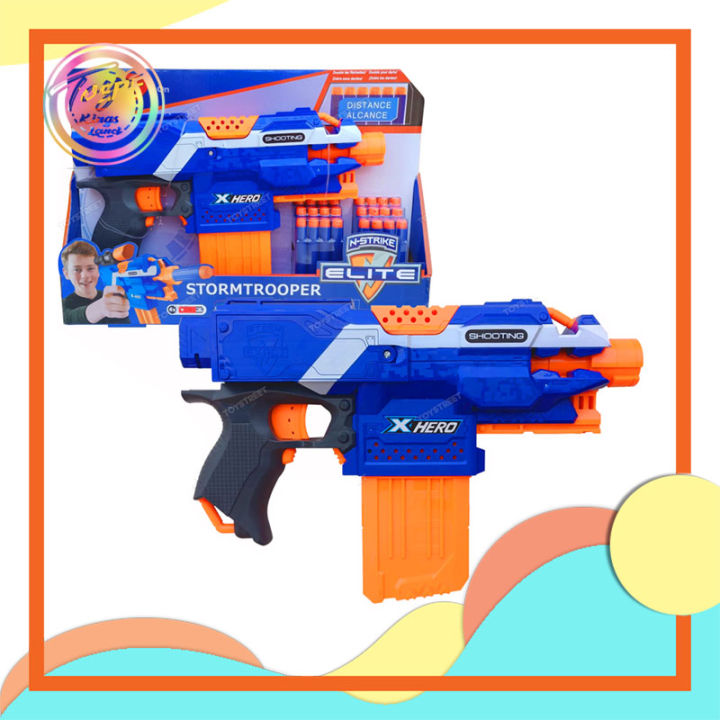 TK NERF X HERO Stormtrooper Soft Bullet Blaster N-Strike | Lazada PH