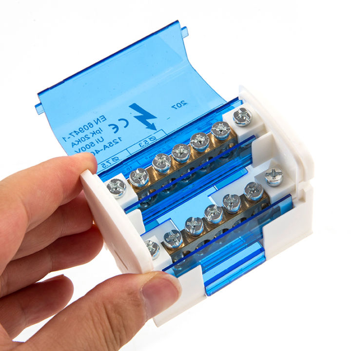 Fantic Din Rail Terminal Block WKH207 Power Distribution Box Modular ...