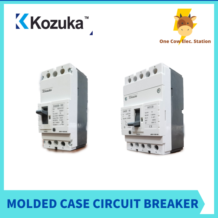 KOZUKA MS8-MCCB MOLDED CASE CIRCUIT BREAKER (32A 40A 63A 100A) 2P/3P MCCB 16KA 230/400V,240/415V ...
