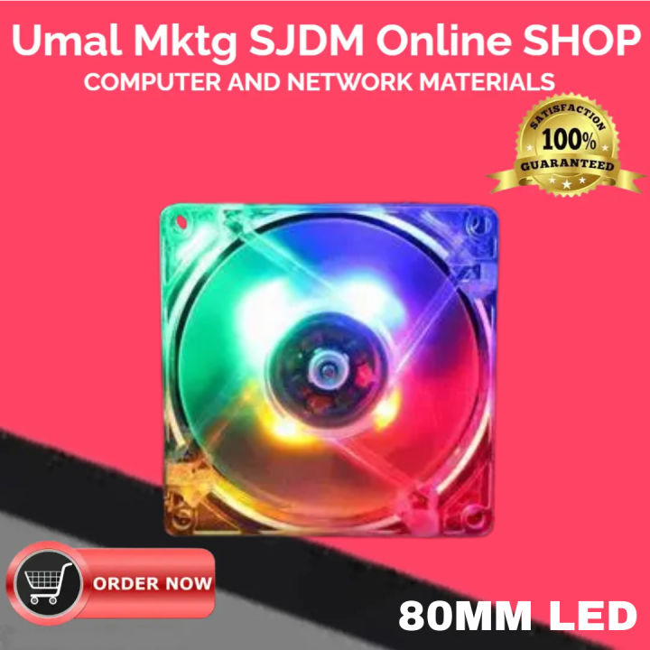 COOLING FAN 80MM LED | Lazada PH