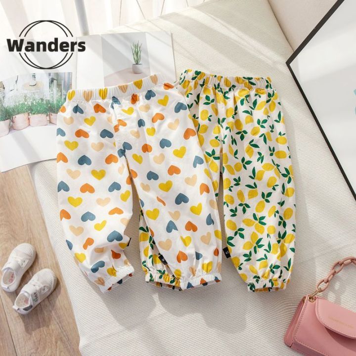 Wanders กางเกงลำลองเด็กทรงหลวมทุกวันสำหรับเด็กเล็กและขนาดกลาง เลกกิ้ง ...