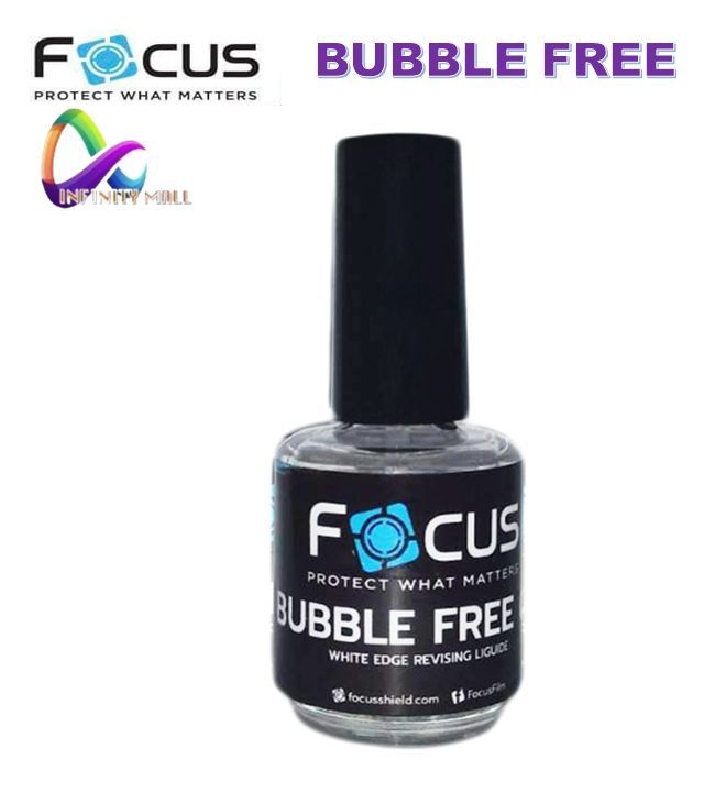 น้ำยาลดขอบ โฟกัส focus bubble free oil ขนาด 15 ml น้ำยาไล่ฟองอากาศ ...