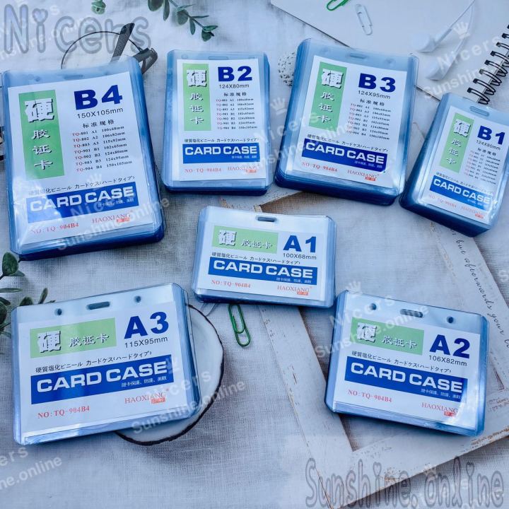 Card case B1,B2,B3,B4,A1,A2,A3 Hard Vinyl Chloride Card case Card ...