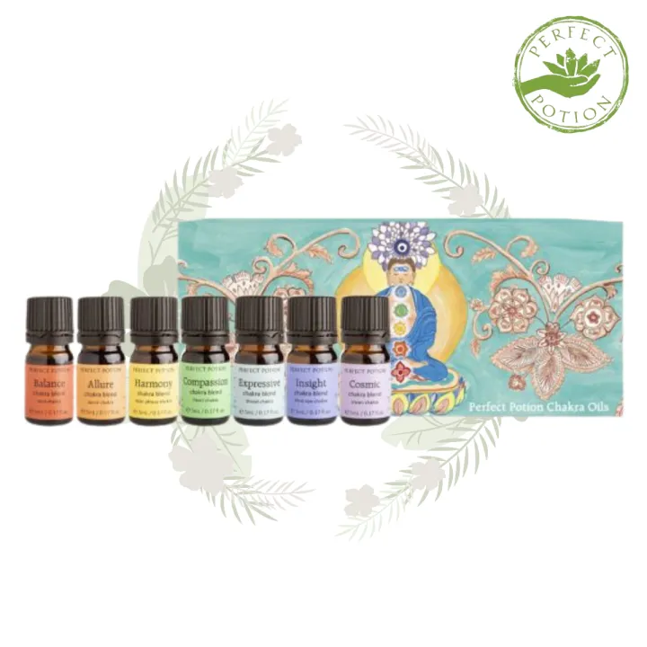 Perfect Potion Chakra Essential Oil Blends Kit 7 X 5ml | Lazada Singapore