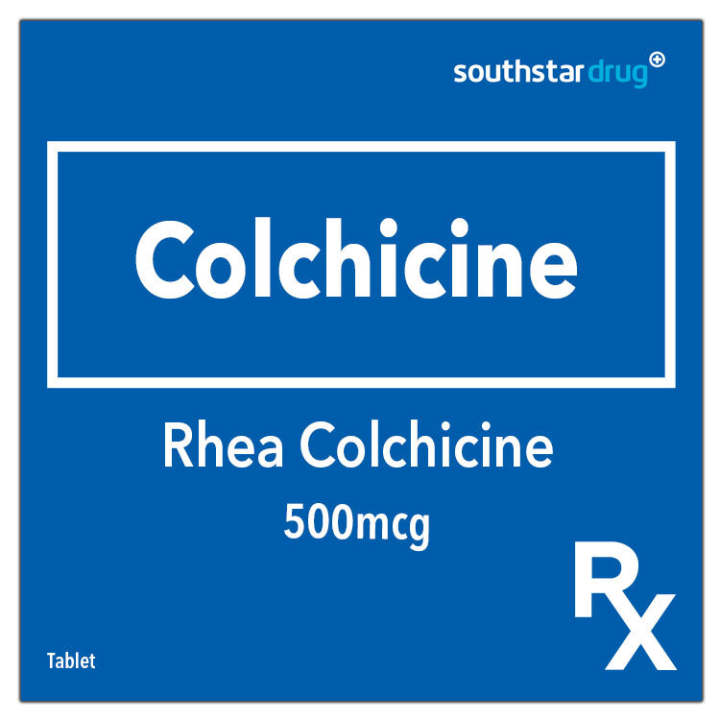 Rx: Rhea Colchicine 500mcg Tablet | Lazada PH