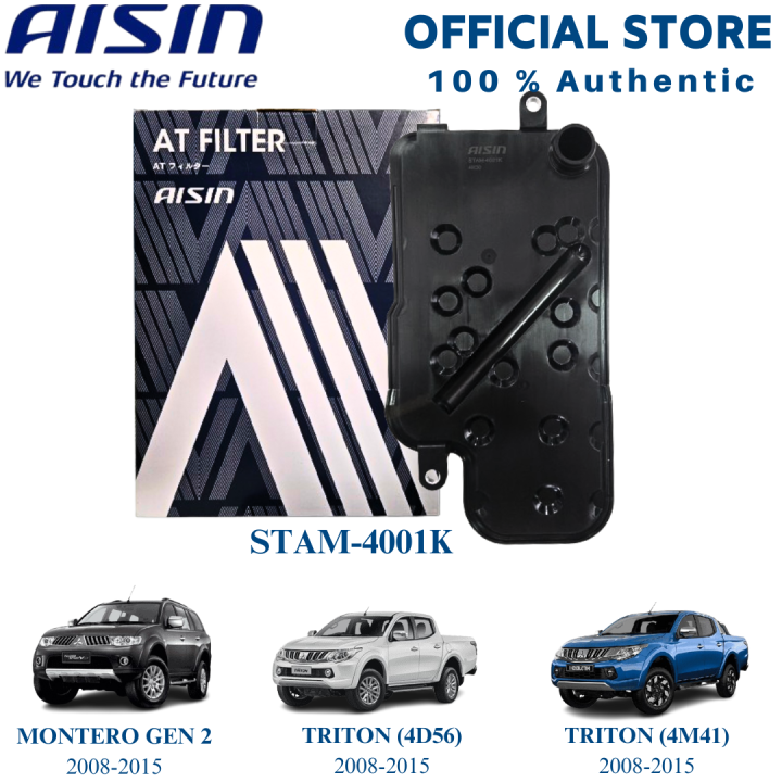 AISIN AUTOMATIC TRANSMISSION FILTER w/ GASKET FOR MITSUBISHI MONTERO SPORT, TRITON 4D56, TRITON ...
