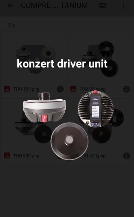 KONZERT COMPRESSOR DRIVER UNIT MODEL TDU 400 | Lazada PH