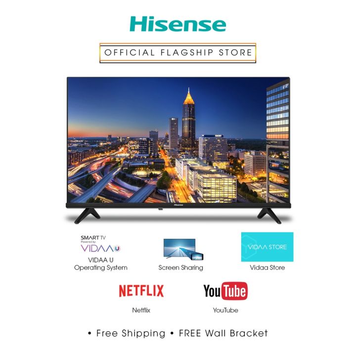 Hisense 32A4GS 32 inch HD Ready Smart TV - Netflix, YouTube and FREE ...