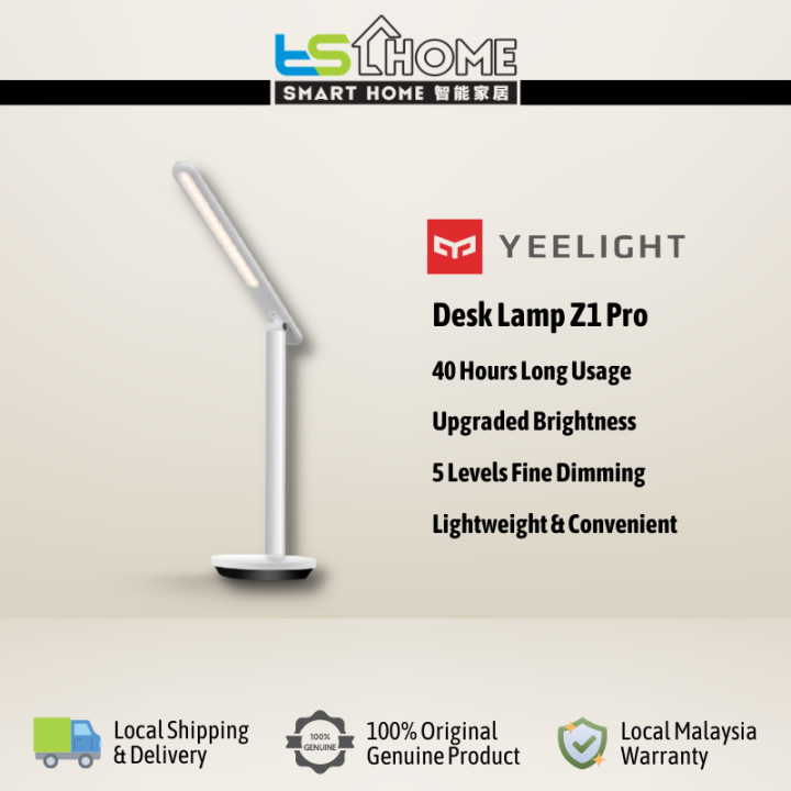 Yeelight Z1 Pro Table LED Desk Lamp USB-C Rechargeable 200 Lumens Built ...