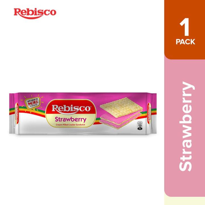 Rebisco Strawberry Sandwich 32G X 10Pcs | Lazada PH