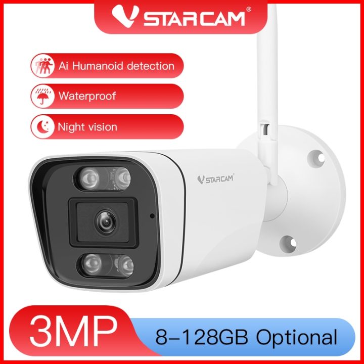 Vstarcam 3MP IP Camera Outdoor WiFi Smart Security Bullet CCTV ...