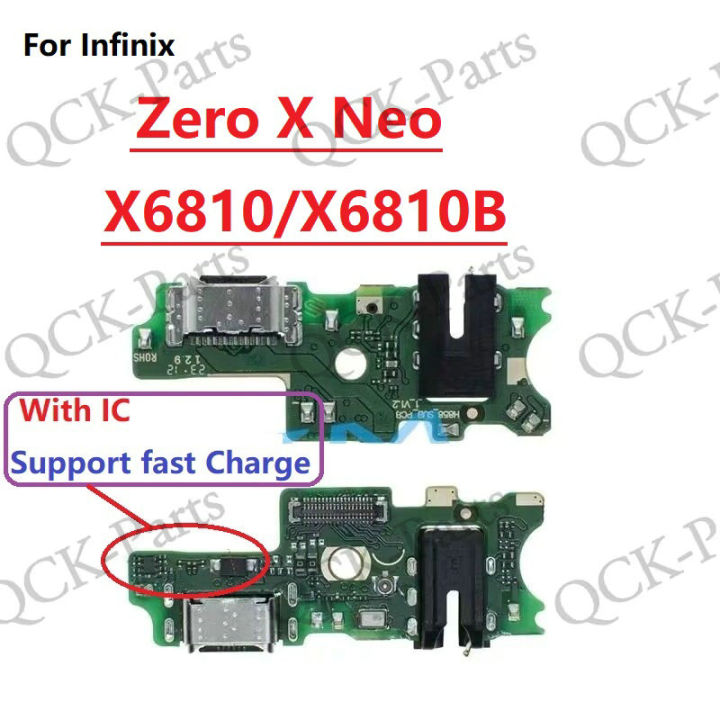 Original With IC USB Charger Board For Infinix Zero X Neo / X6810 /X6810B USB Charging Port ...