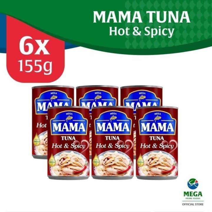 MAMA Tuna Flakes Hot & Spicy 155g by 6s | Lazada PH