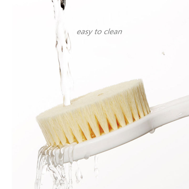 Shower Brush MUJI Style , Bathroom accessories, Long handle bath brush ...