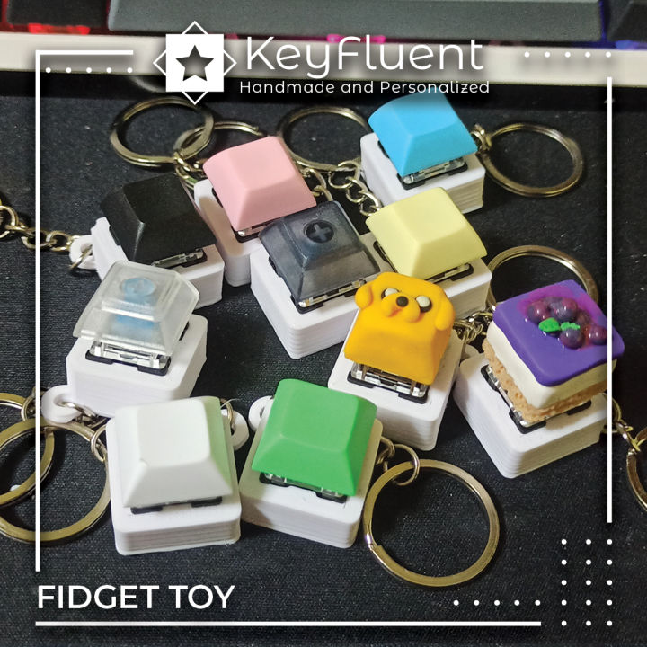 Single Fidget Toy with Clicky Switch Single Mechanical Keyboard Switch ...