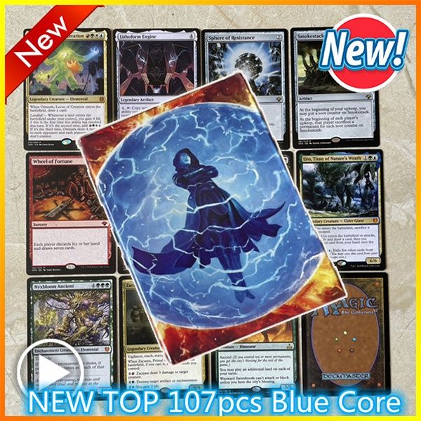 การ์ดพร็อกซี่ Blue Core Magic The Gathering Cards Mtg 107 ชิ้น Lazada