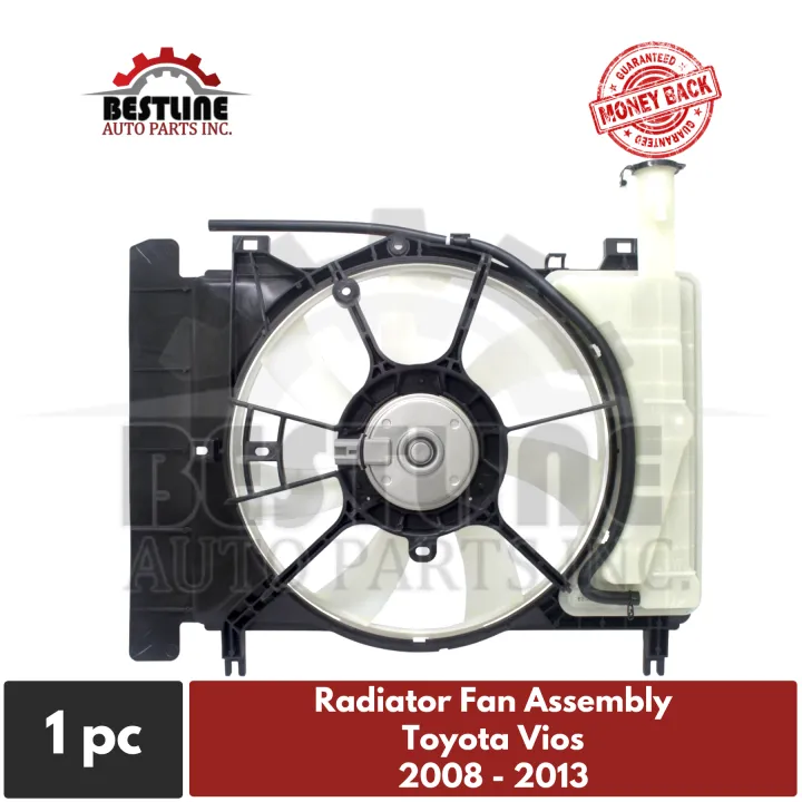Toyota Vios Radiator Fan Motor Assembly Shroud/2008-2017/2nd 3rd Gen ...