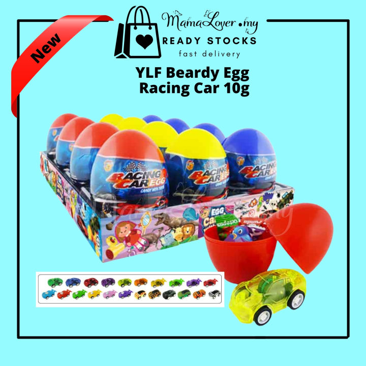 YLF Beardy Egg Racing Car 10g Sweets Candy Toys Gula-gula Mainan Kanak ...