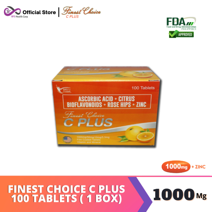 Finest Choice C Plus 100 Tablets (1 box) | Lazada PH