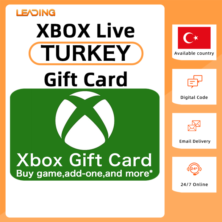 XBOX Live Turkey Gift Card ⚡25 TL~4000 TL⚡Xbox Game Pass Gift Card TUR⚡ ...