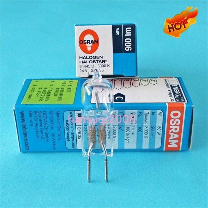 2022☆1PCS Osram OSRAM halogen rice bubble 64445U 24V 50W GY6.35 ...