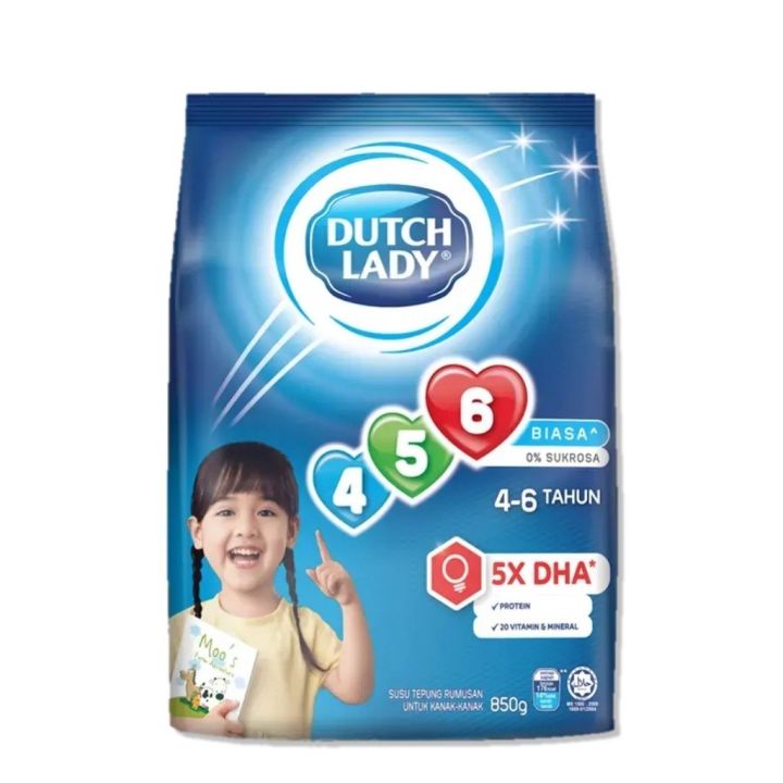 Dutch Lady Milk Formula 1-3 Years 4-6 Years 850g x 1 Piece - Plain ...