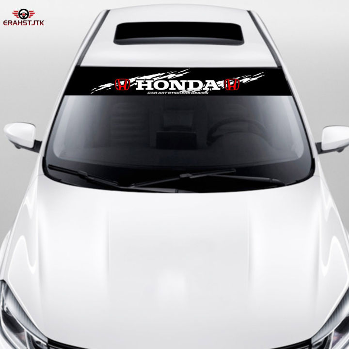 Car Front Sun Strip Visor Decorative Sunshade Windshield Decal Sticker ...