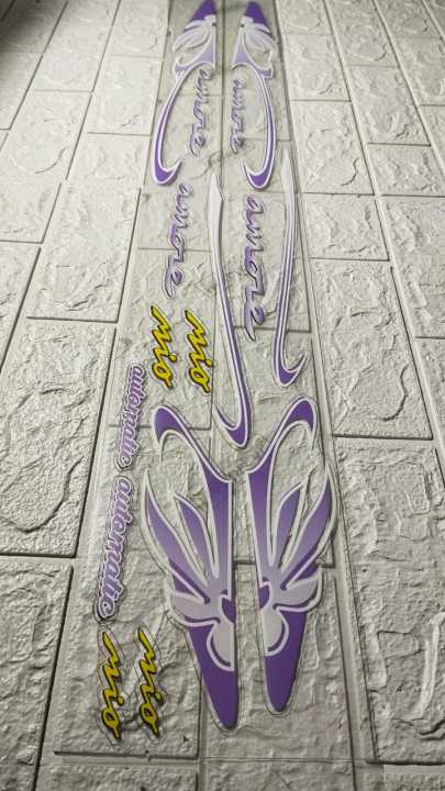 STICKER MIO AMORE STRIPING BAHAN BENING TRANSPARAN MIO SMILE | Lazada ...