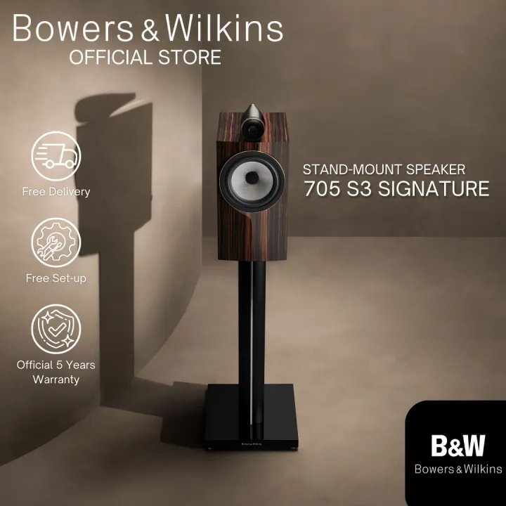 Bowers & Wilkins 705 S3 Signature/ B&W 705 S3 Signature Stand-mount ...