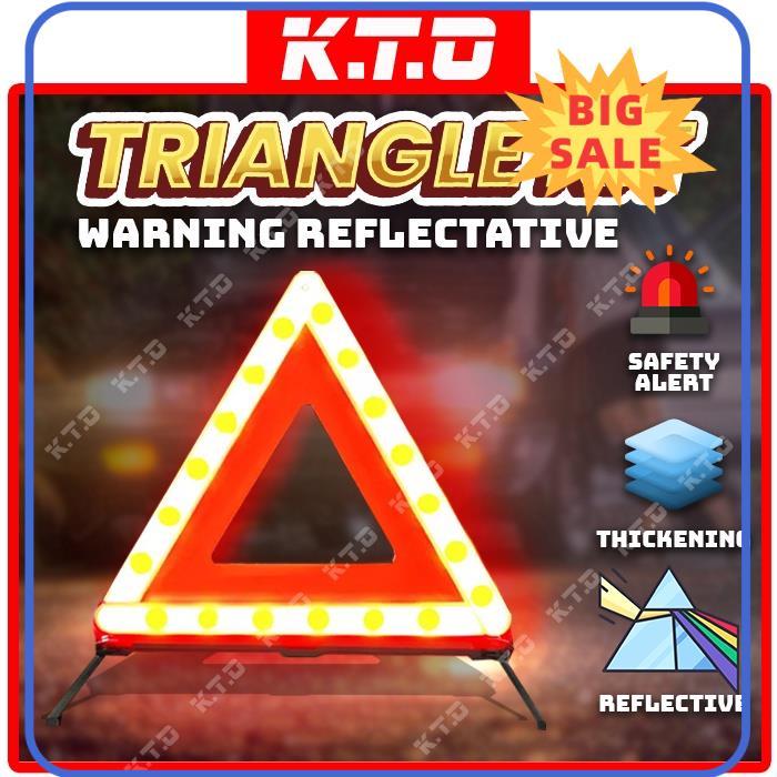 ⭐ [100% ORIGINAL] ⭐ CAR VEHICLE TRIANGLE WARNING REFLECTIVE SAFETY ...