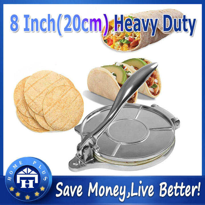 Tortilla Maker Press Pan Heavy Restaurant Commercial Aluminium Tortilla ...