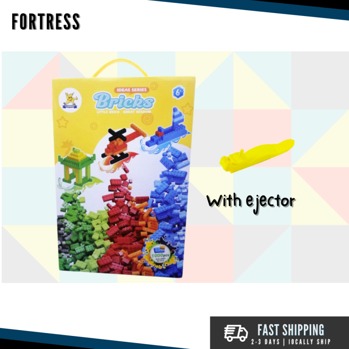 Fortress NEW PLAY IDEAS 1000 pieces of compatible DIY small block ...