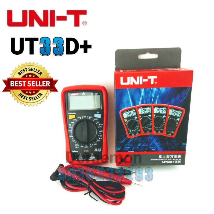 UNI-T UT33D+ digital multimeter meter digital มัลติมิเตอร์แบบดิจิตอล ...