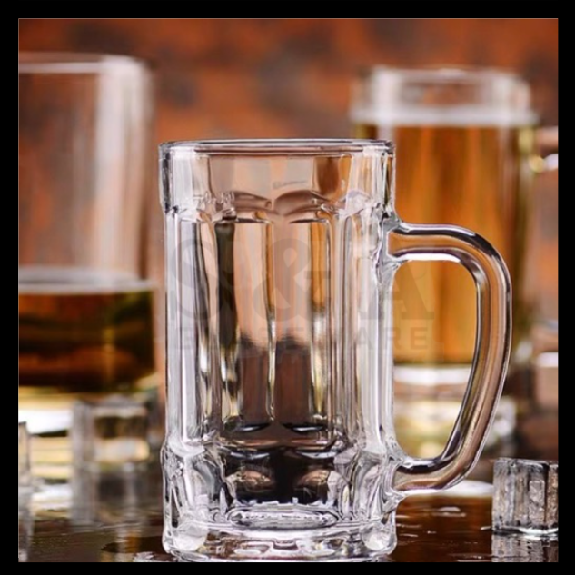 S&A GLASSWARE [6PCS/2PCS] 300ML High Quality Glassware Beer Mug ...