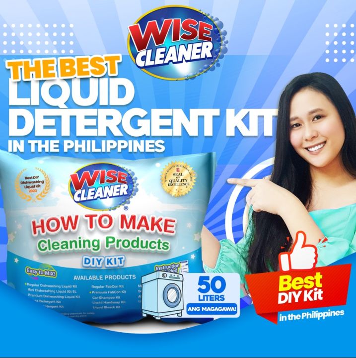 50L YIELD LIQUID DETERGENT KIT - WISE CLEANER | Lazada PH