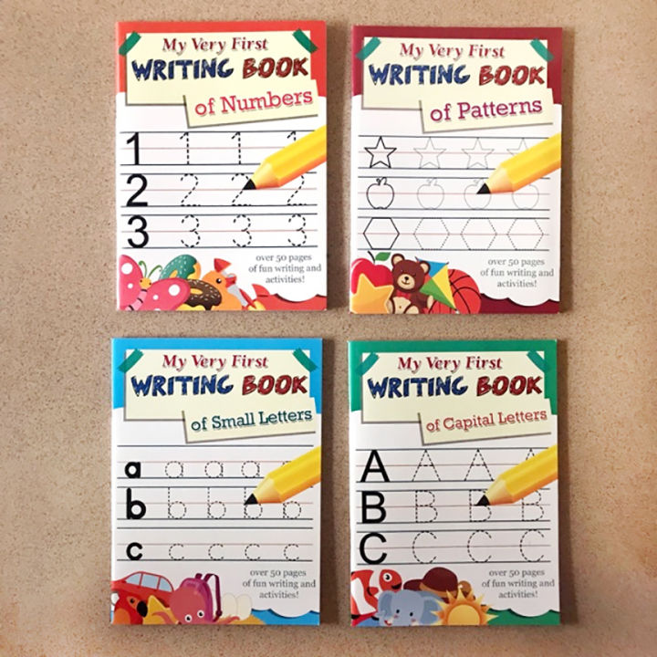 4pcs My Very First Writing Book Educational Workbook Activity Set for ...