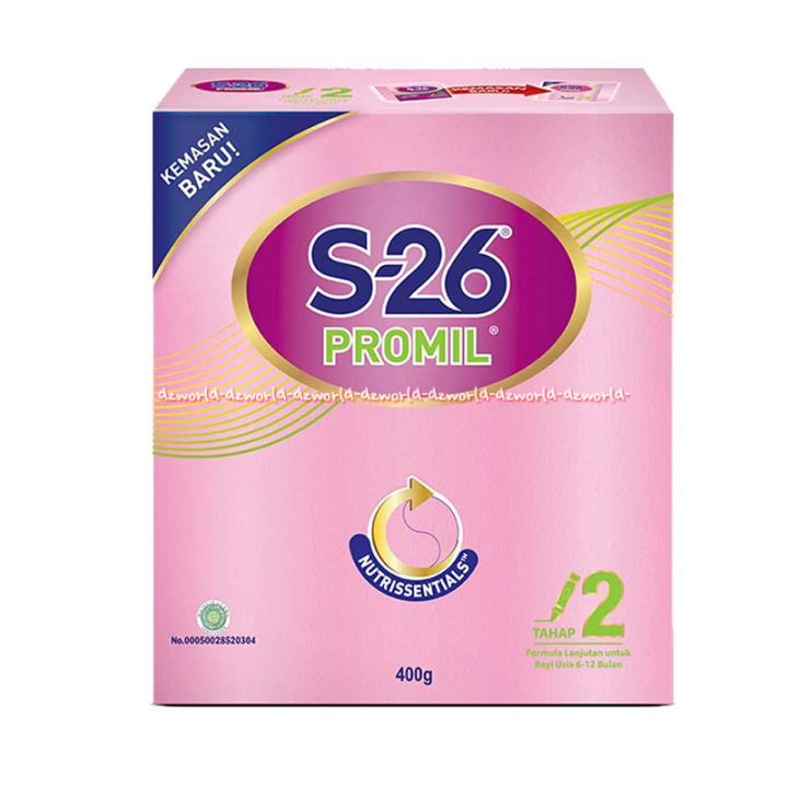S-26 Promil 400gr Tahap 2 Wyeth Susu Formula Bubuk Anak Usia 6-12Bulan ...