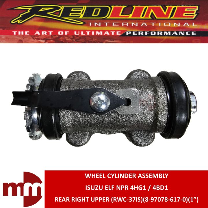 REDLINE Wheel Cylinder Assembly for ISUZU 4HG1 / 4BD1 REAR 1" (SOLD ...