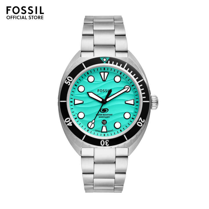 Fossil Men's Breaker Analog Watch ( FS6066 ) - Quartz, Silver Case ...