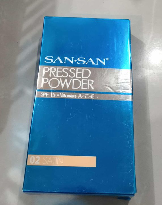San San Pressed Powder spf 15 Vitamin A.C.E 9g | Lazada PH